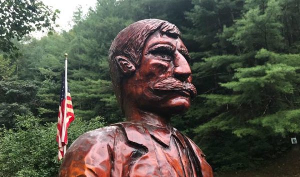 Randolph McCoy Statue Unveiled at the McCoy Well, Hardy, KY ...